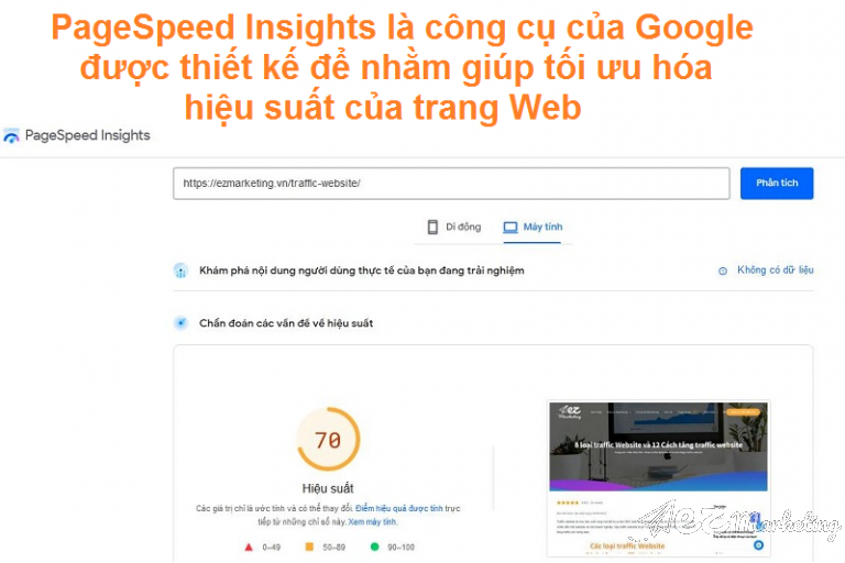 5 Cách sử dụng Google PageSpeed Insights tối ưu hiệu xuất Website hiệu ...